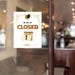 PRINTABLE Closed on New Years Day SIGN, Closed on January 1st, Office ...