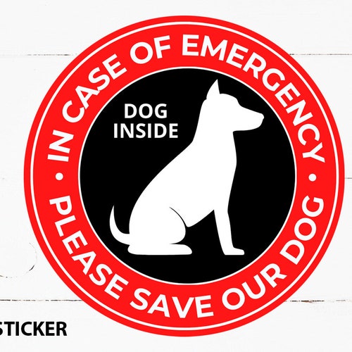 Save Our Pets Window Decal Emergency Sticker in Case - Etsy Canada