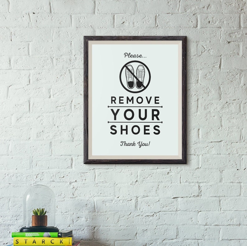 Printable Please Remove Your Shoes Sign Remove Your Shoes Airbnb