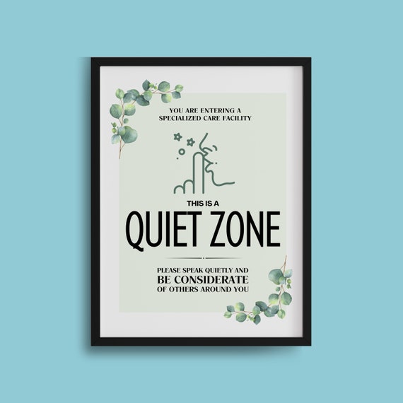 Quiet Zone Sign Printable White Rodgers 1311 102 Hydronic Zone