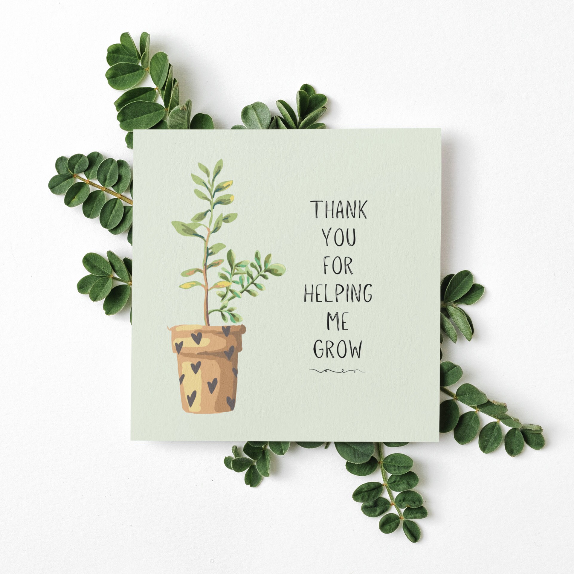 Thank You Teacher PRINTABLE Card, Teacher Appreciation, Thank You for ...