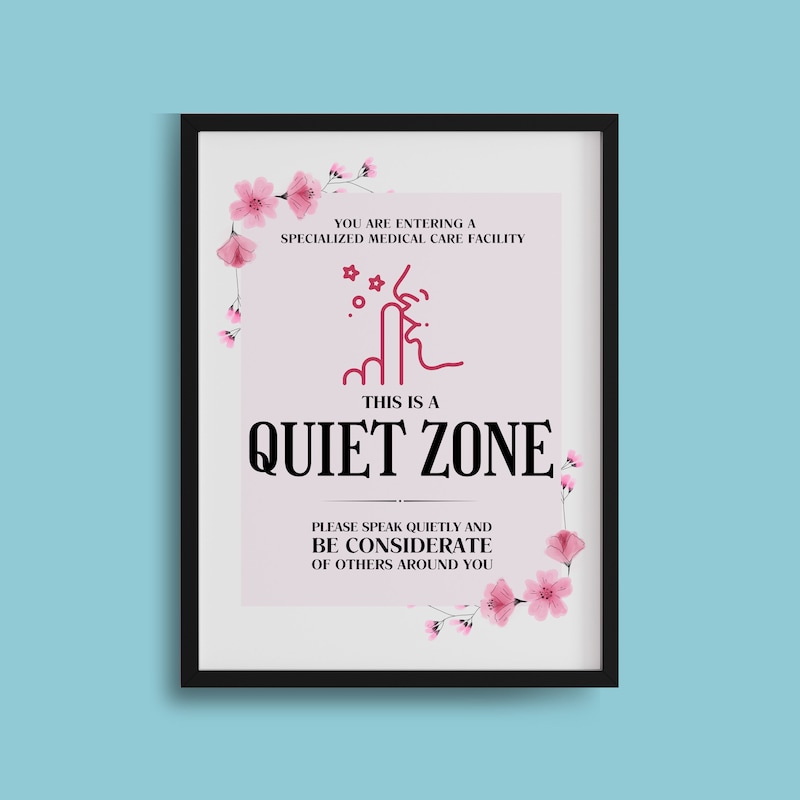 Quiet Room Sign - Etsy