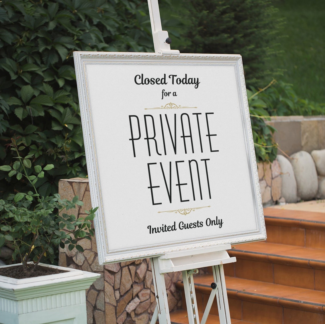 PRINTABLE Private Event SIGN, Sorry We're Closed Today for Event ...