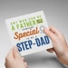 PRINTABLE Step Dad CARD, Special Father Step-dad, Bonus Dad Card, Card ...
