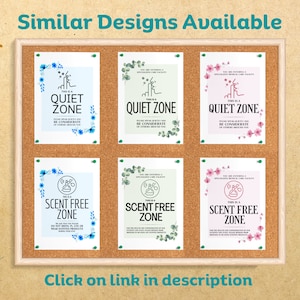 PRINTABLE Scent Free Zone SIGN, Fragrance Free Health Care Facility ...