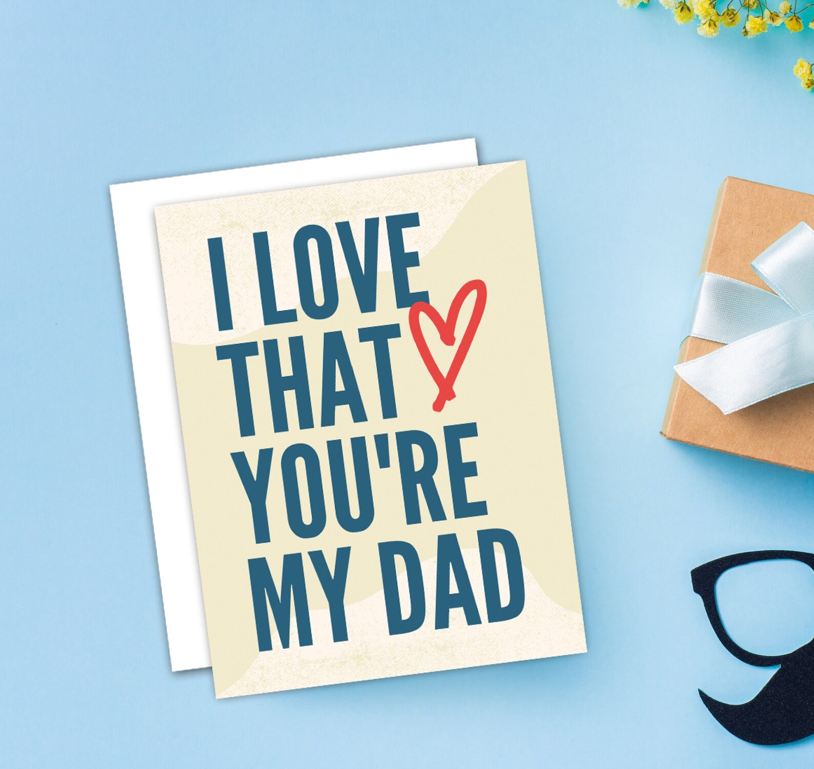 PRINTABLE Bonus Dad CARD, Father's Day Card for Step-dad, I Love That ...