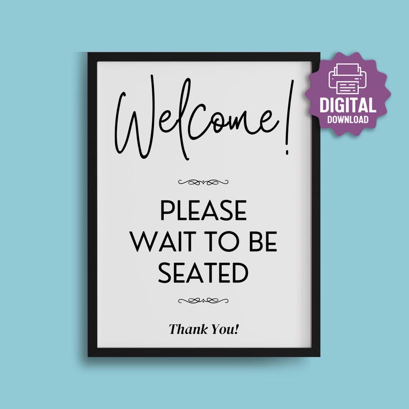 Wait Time Signs - Etsy