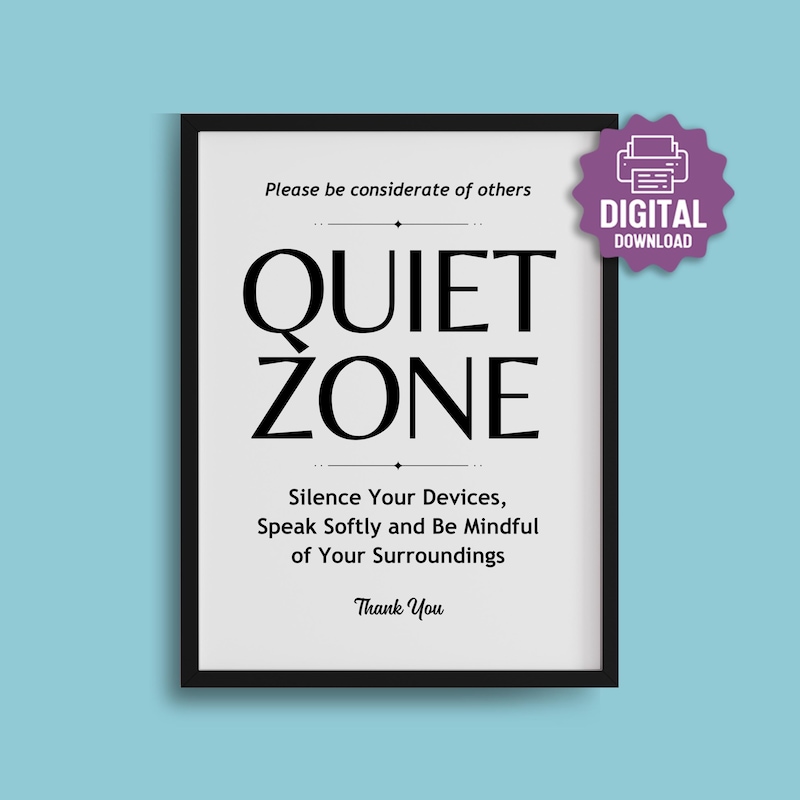 Please Silence Your Phones Sign - Etsy
