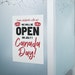 PRINTABLE Open on Canada Day SIGN, Cafe Open Canada Day, Business ...