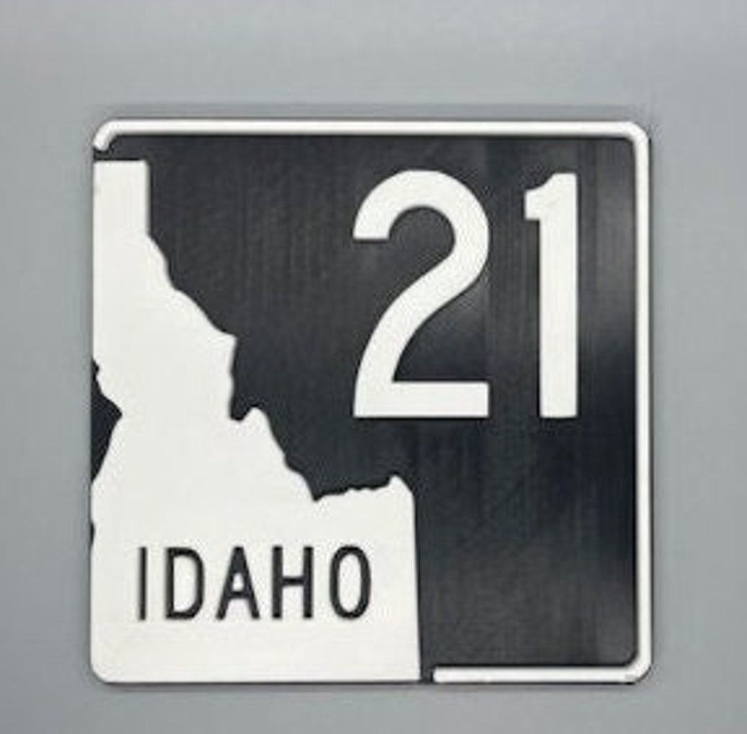 Idaho Highway 21 Raised Letter Sign - Etsy