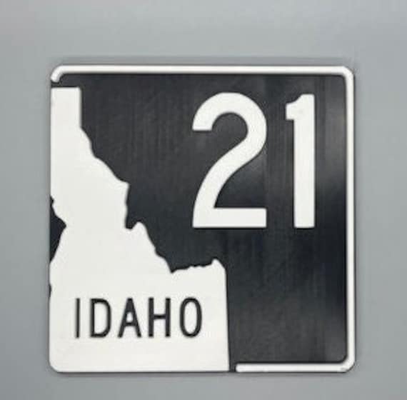 Idaho Highway 21 Raised Letter Sign - Etsy