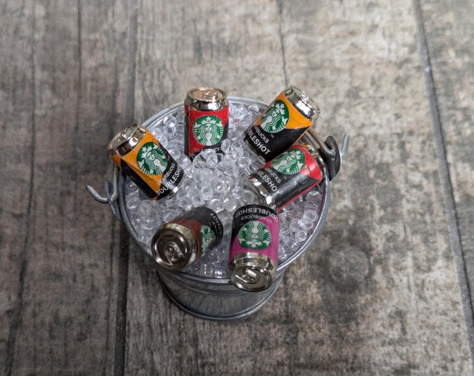 Miniature Starbuck Bottle 5 Pcs. Sets,ice Starbuck Coffee Bottle ...