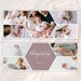 Facebook Banner Photo Collage Template, Geometric Design, Customisable ...