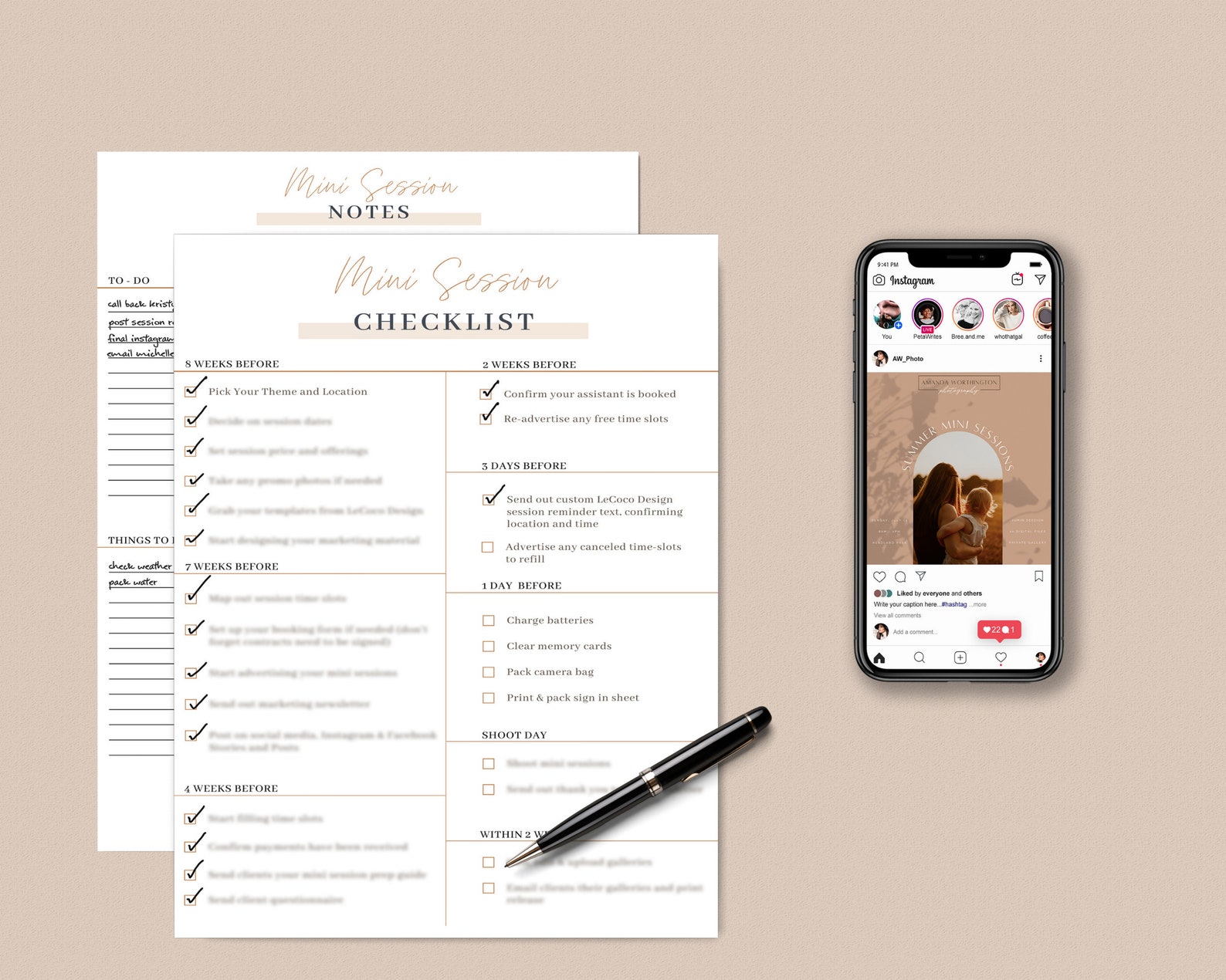 Mini Session Client Prep Guide Photographer Checklists | Etsy