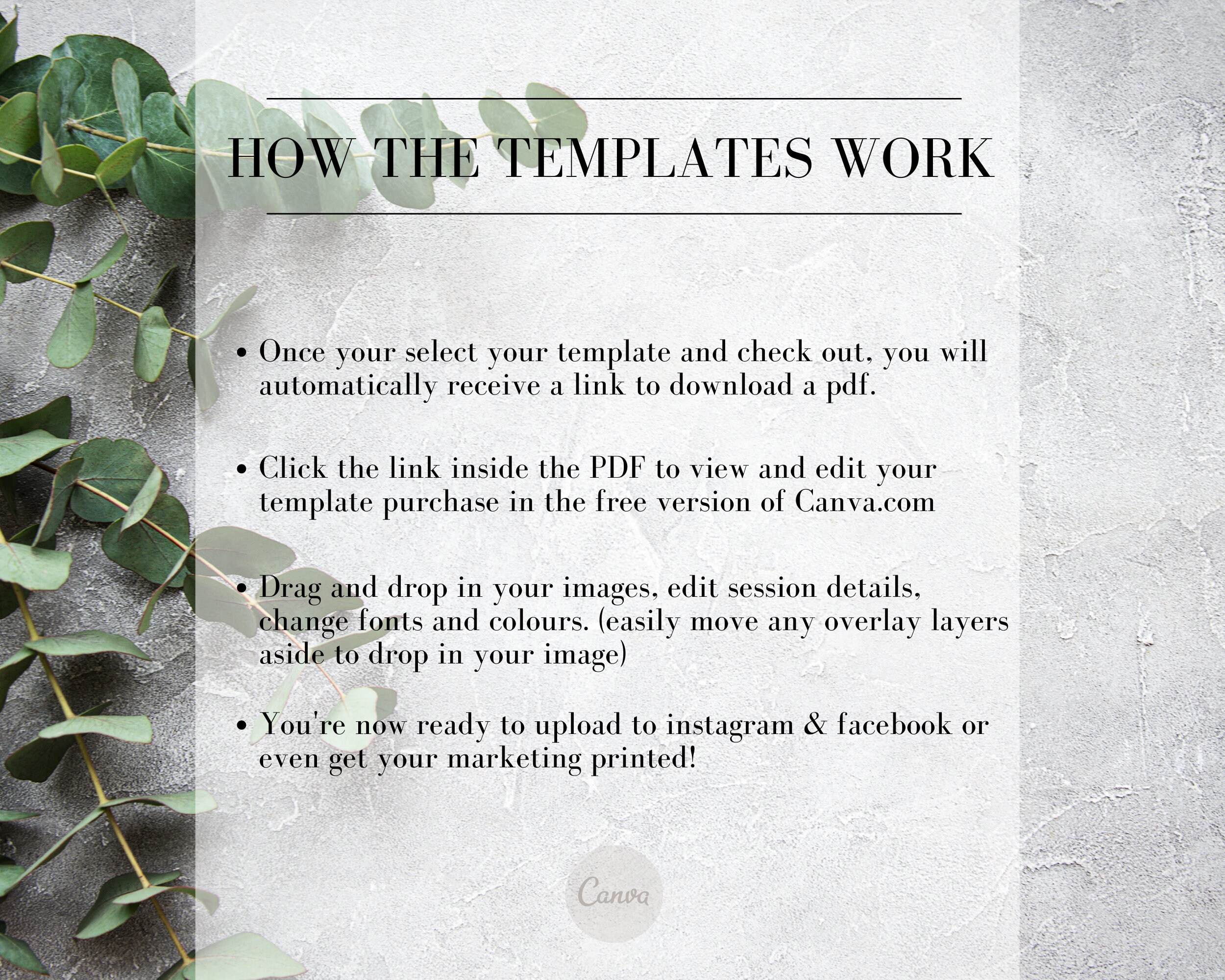 Email Gift Certificate for Photographers, E Gift Card for Portrait ...