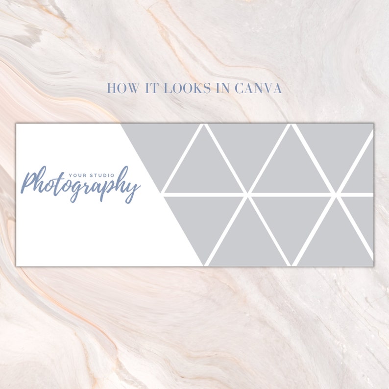 Facebook Banner Photo Collage Template Geometric Design - Etsy Australia