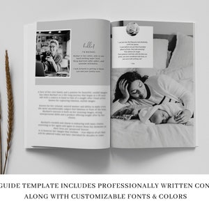 Photography Session Guide Template for Canva, Photography What to Wear ...