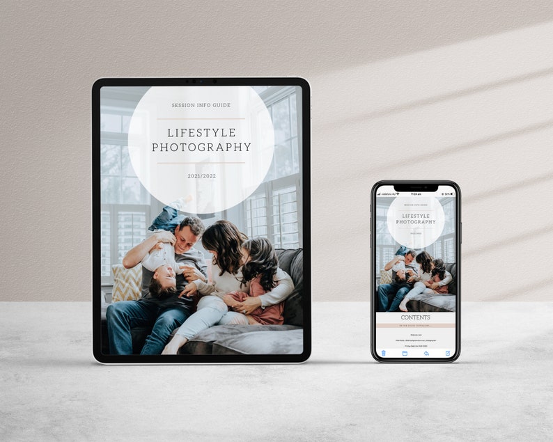 Photographer Welcome Guide Template Photography Magazine | Etsy
