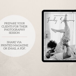 Photography Session Guide Template for Canva, Photography What to Wear ...