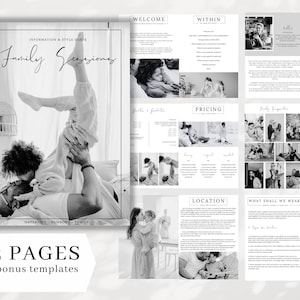 Photography Session Guide Template for Canva, Photography What to Wear ...