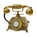 Brass Telephone Gold Finish Vintage Style Royal Landline - Etsy