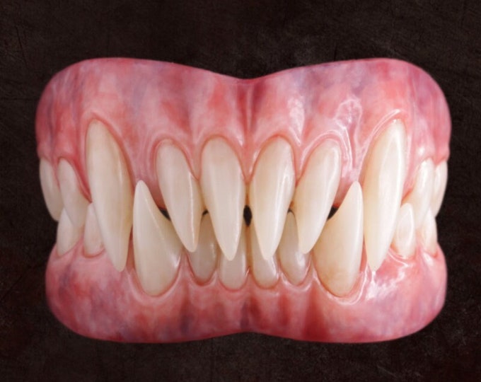 Natural Godjira Teeth / Sharp Teeth / Demonic / Moonstruck Effects - Etsy