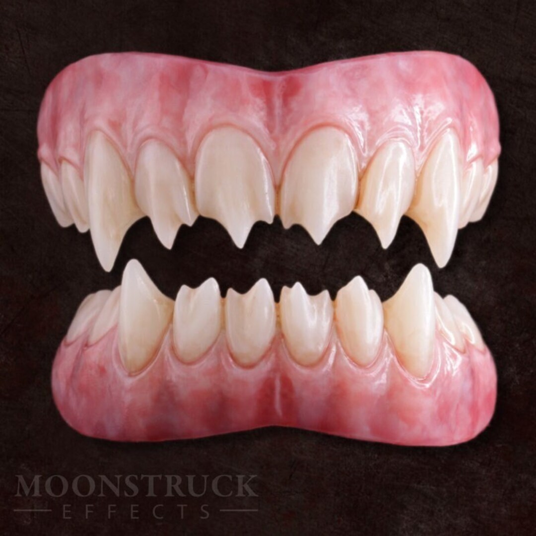Demonic Teeth / Pointed Teeth / Monster / Natural Kalfou Teeth ...