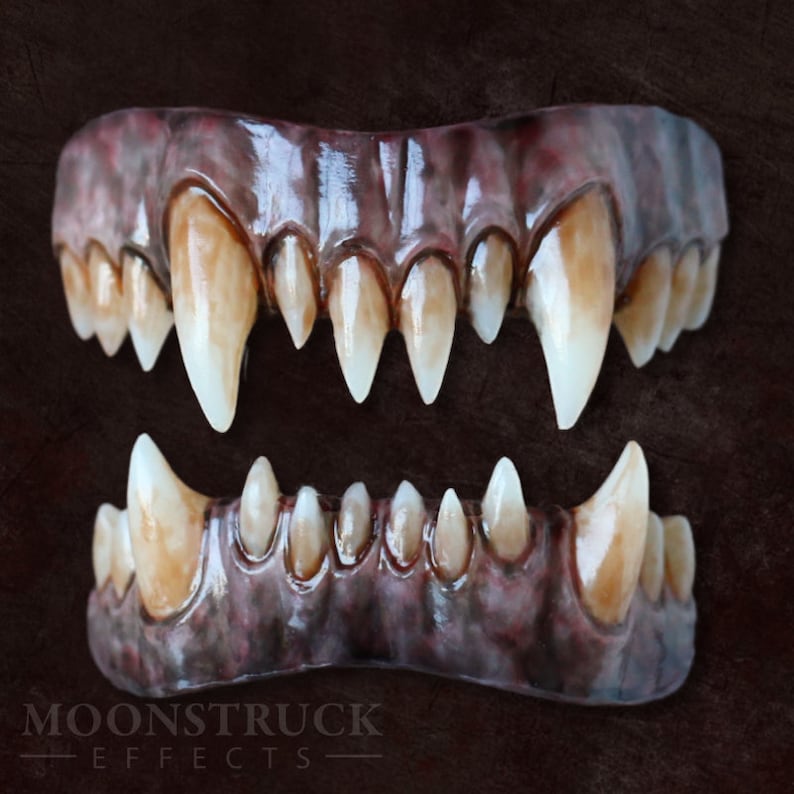 Sharp Teeth/ Krampus/ Animal Bite / Monster / Grim Azrael Teeth ...
