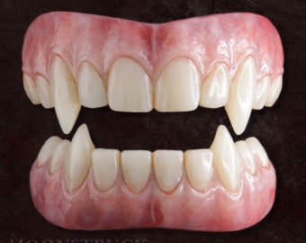 Vampire Prosthetic Fangs , Vampire Dental Veneers , LARP SFX Dracula ...