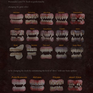 Realistic Upper Vampire Teeth / Vampire Fangs / Interview With the ...
