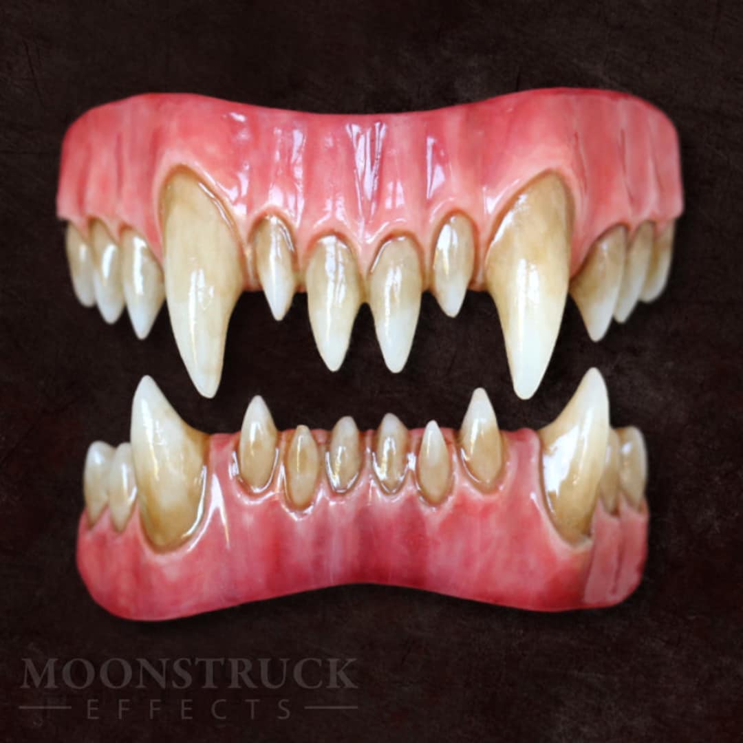 Dirty Teeth / Animal Teeth / Animal Bite / Wolf Teeth / Dirty Natural ...
