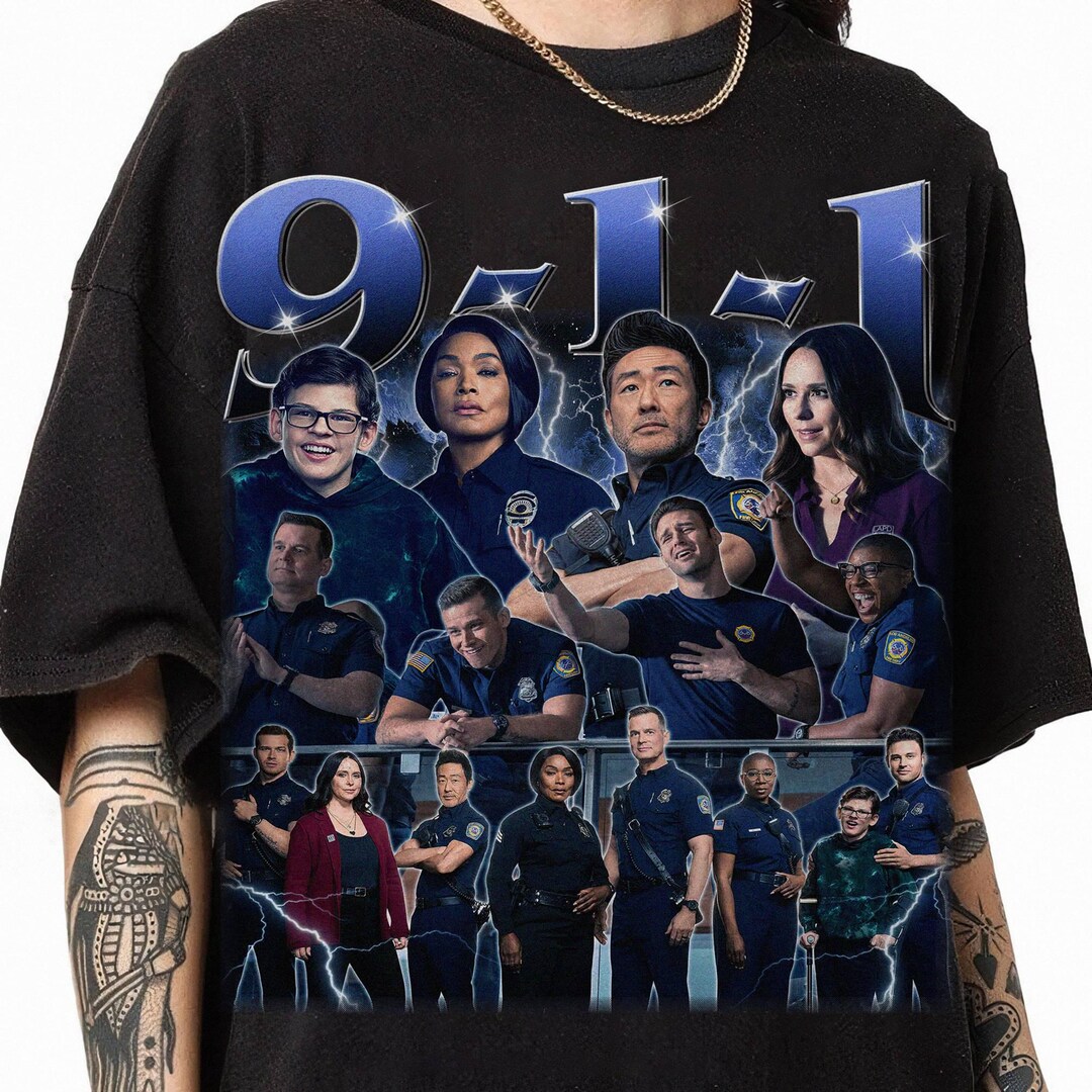 9-1-1 Homage Shirt, 9-1-1 Television Show Shirt, Evan Buckley Shirt ...