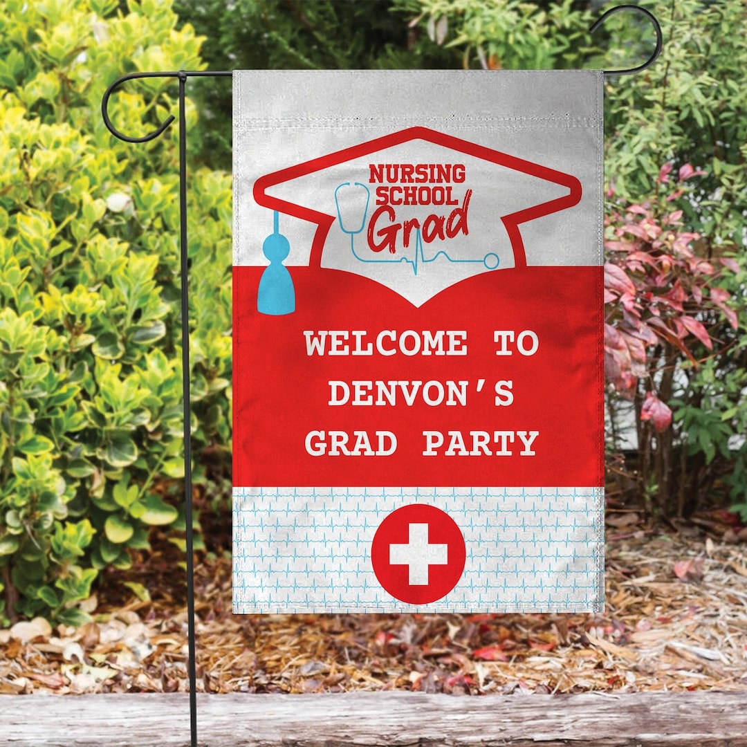 Nurse Graduation Yard Sign Medical Nursing Graduation Party Outdoor ...