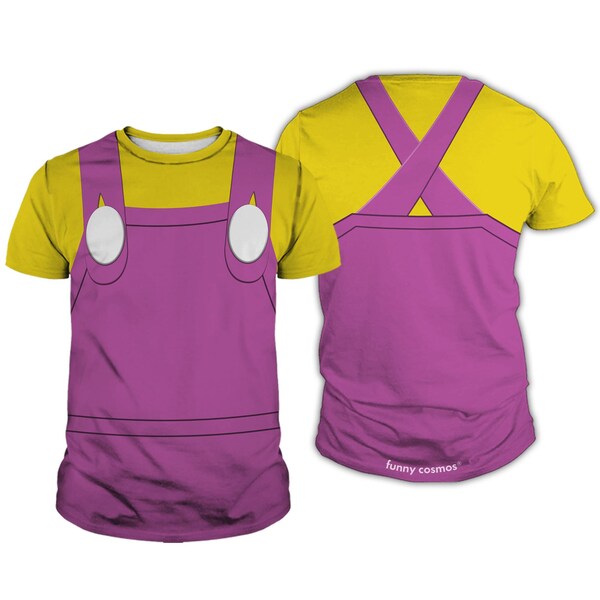 Purple Overalls Wario - Etsy