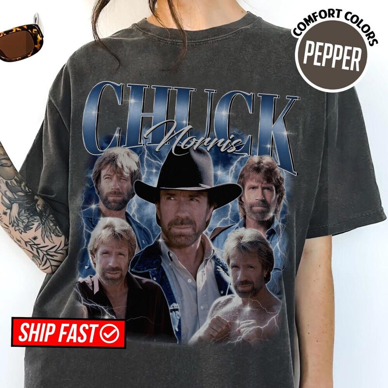 Chuck Norris Tshirt - Etsy