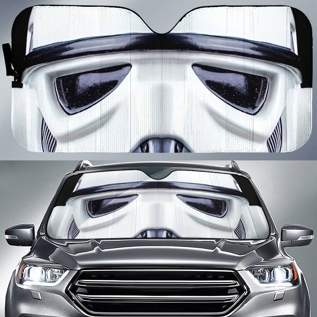 Stormtrooper Car Sun Shade | Stormtrooper Darth Vader Car Sunshade ...