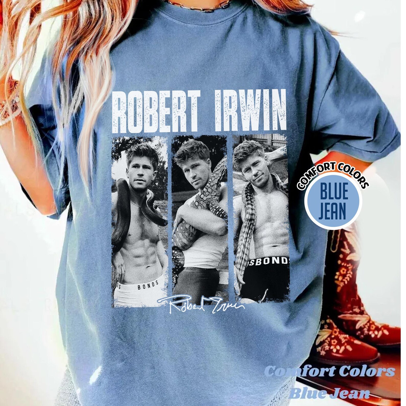 Robert Irwin Zookeeper Retro 90s Shirt, Vintage Robert Irwin Fan Gift ...