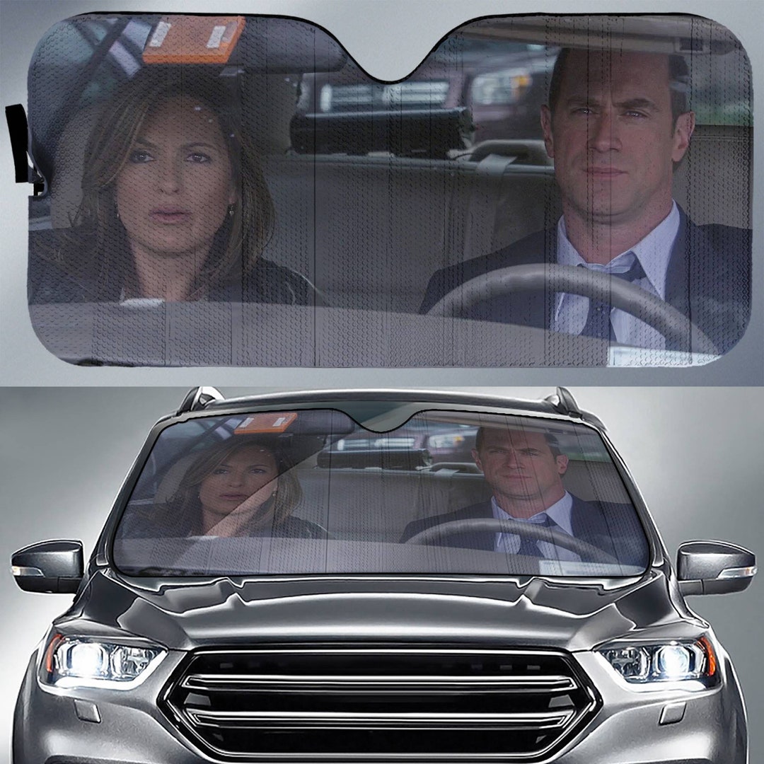 Law and Order Car Sunshade | Elliot Stabler Olivia Benson Car Sun Shade ...