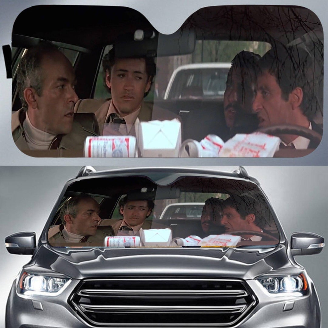 Scarface Movie Car Sun Shade Scarface Tony Montana Manny Ribera Sun ...