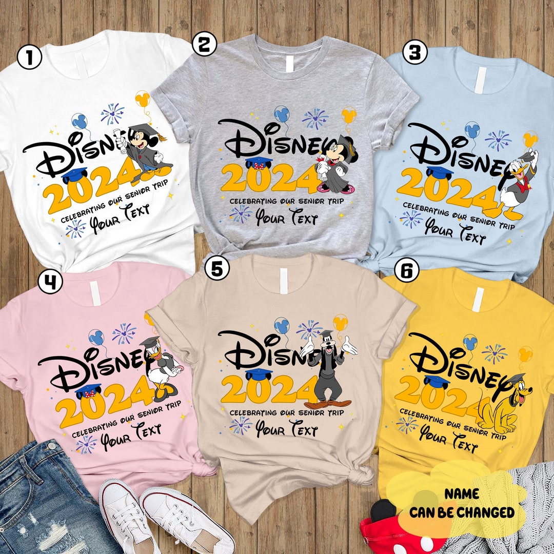 Mickey Graduate Shirt Minnie Mouse Senior Trip Shirt Mickey and Friends ...