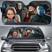 Stitch and Goofy Car Sun Shade Stitch Cartoon Car Sun Shade Disneyland ...