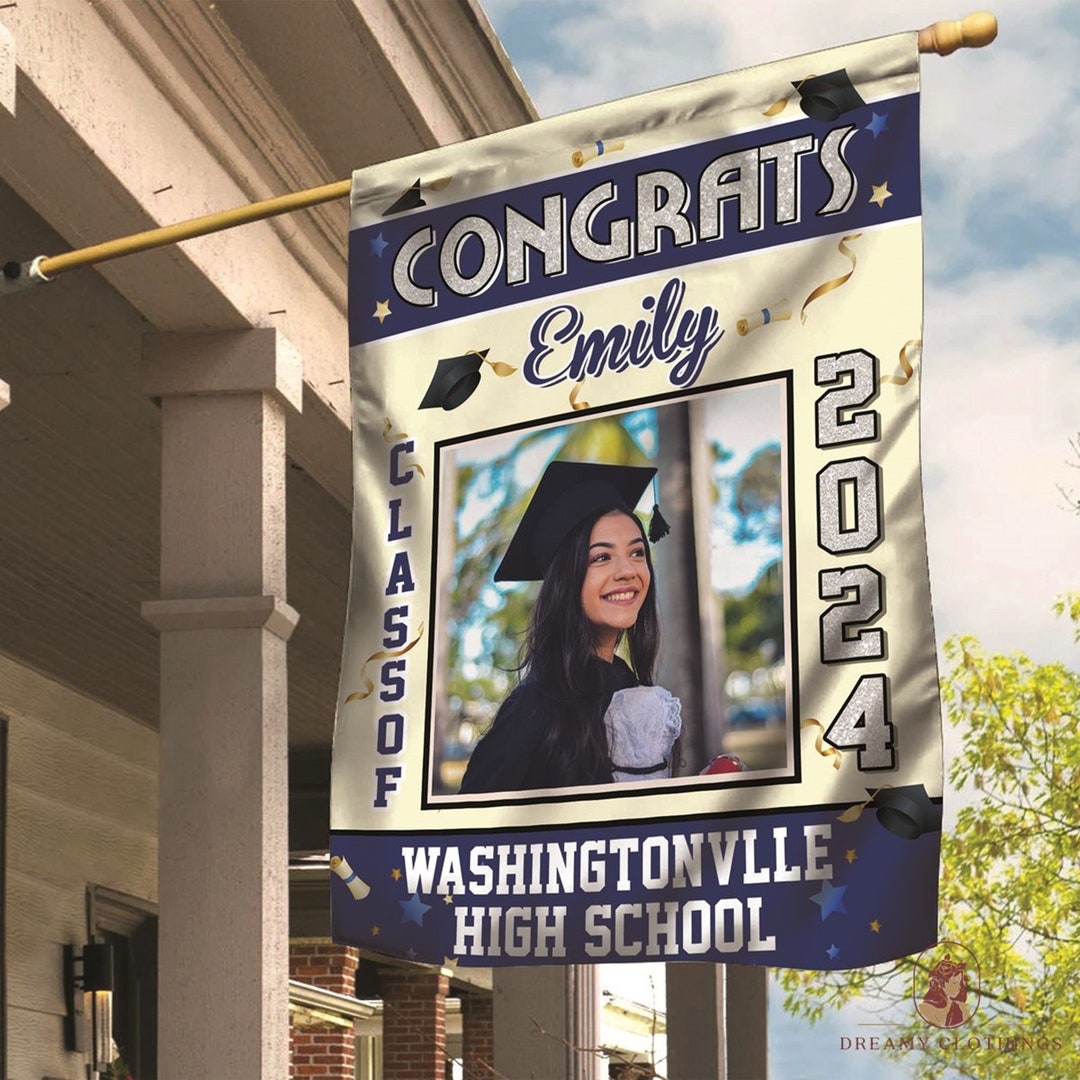 Graduation Garden Flag Graduation Yard Sign Graduation Decor High ...