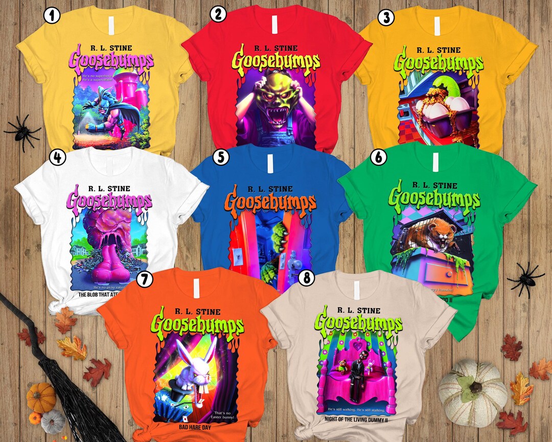 Goosebumps Movie Horrorland Tshirt,goosebumps Welcome to Horrorland ...