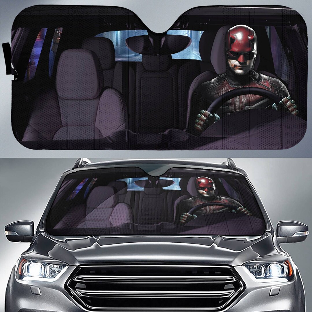 Daredevil Car Sun Shade | Daredevil Matt Murdock Car Sunshade | MCU ...