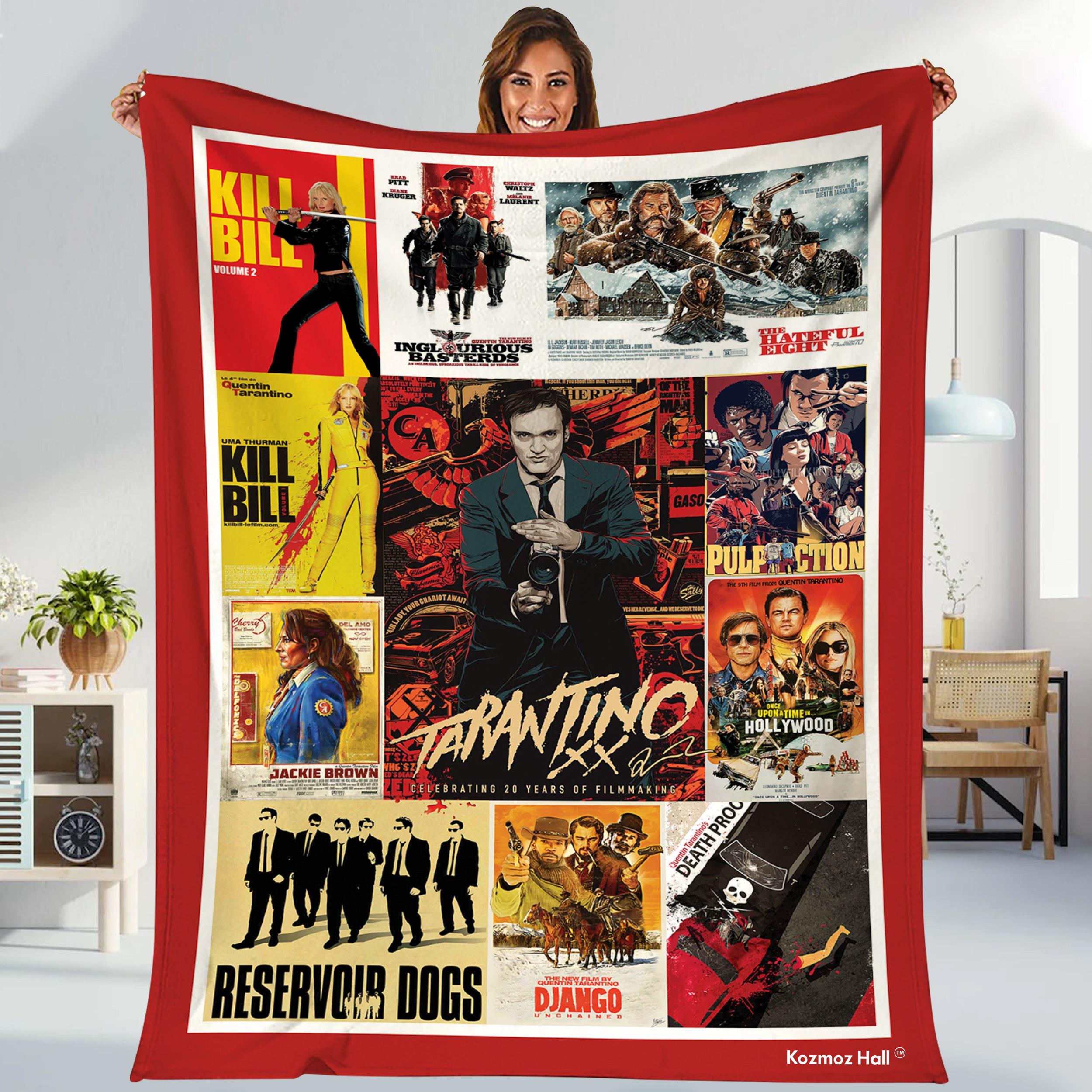 Quentin Tarantino Collections Movie Blanket, All Tarantino Movie ...