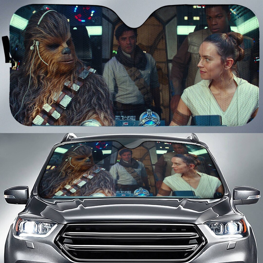 Star Wars Galaxy Edge Millennium Falcon Car Sunshade Star Wars Car Sun ...