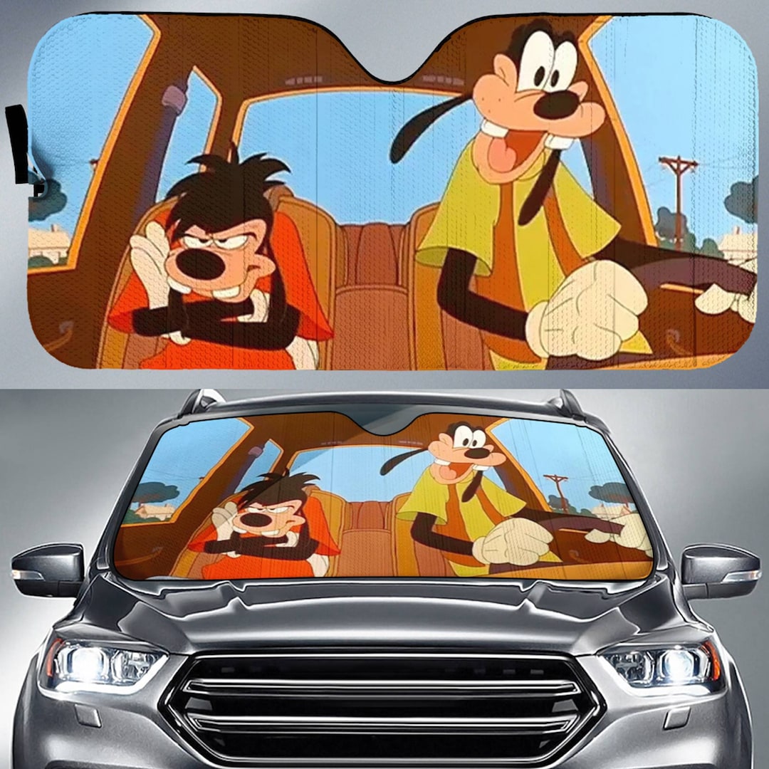 A Goofy Movie Car Sun Shade Max Goof Car Sun Shade Max Goof and Goofy ...