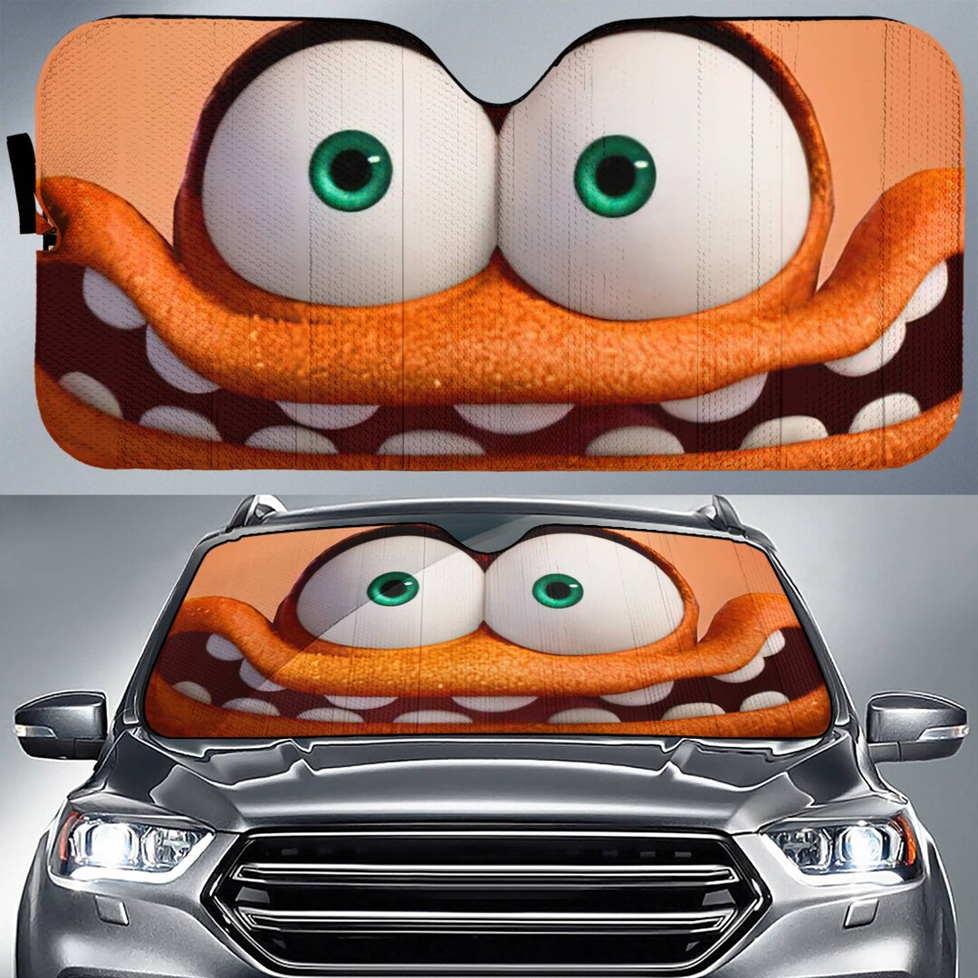 Inside Out 2 Movie Car Sun Shade Inside Out Joy, Sadness, Anger, Fear ...