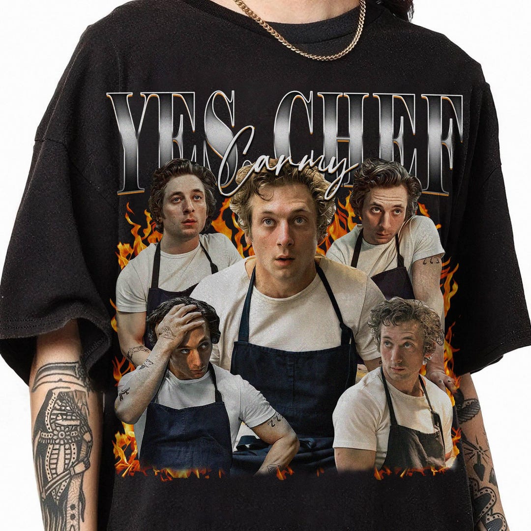 Carmy the Bear Homage Shirt Yes Chef Movie Shirt Bootleg 90s Vintage ...
