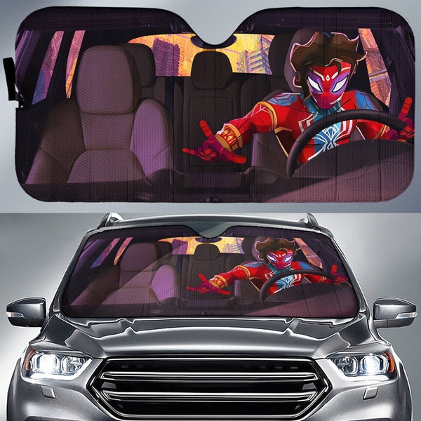 Spiderman Car Sun Shade - Etsy